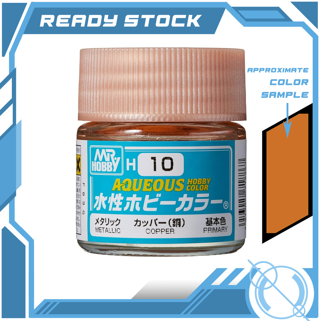 Mr Hobby H10 - Aqueous Color (10ml) - Copper | Shopee Malaysia