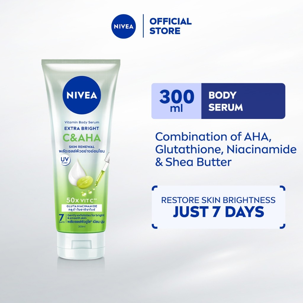 NIVEA Extra Bright C&AHA Vitamin Body Serum 300ml / 170ml / 70ml | Body ...
