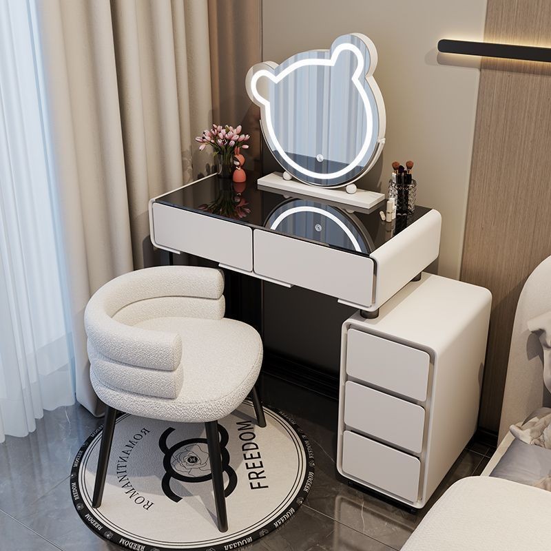 2024 New Modern Minimalist Premium Light Luxury Solid Wood Dressing ...