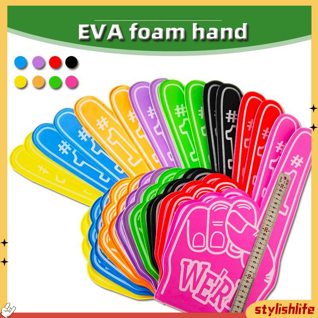 [stylishlife] Giant Foam Hand Cheerleading Foam Hand Large Foam Finger ...