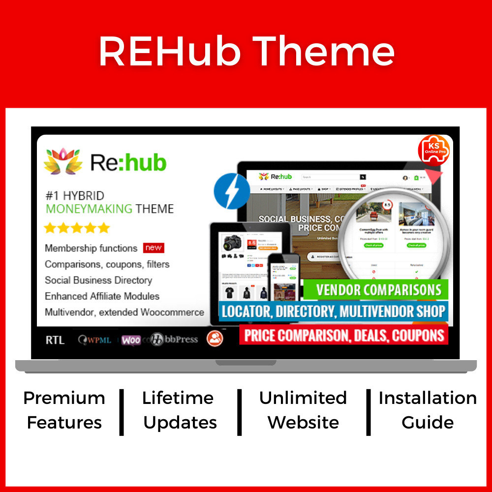 REHub Theme - Price Comparison, Multi Vendor Marketplace WordPress ...