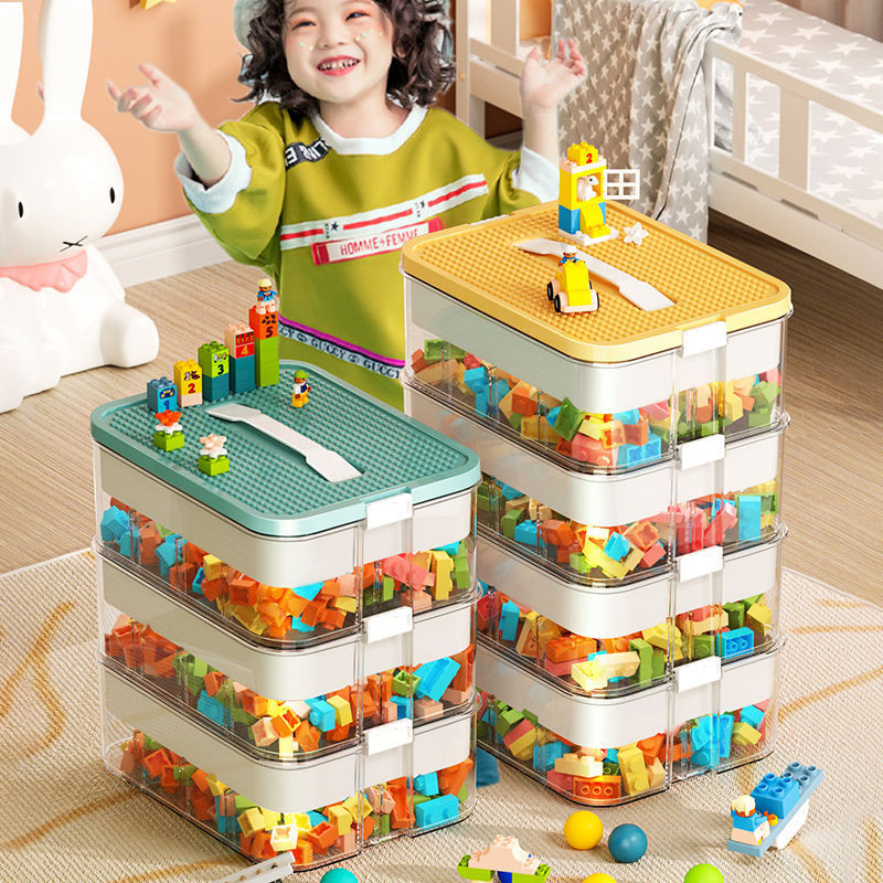 M/Children's Toy Large Particle Storage Box Parts Classification ...
