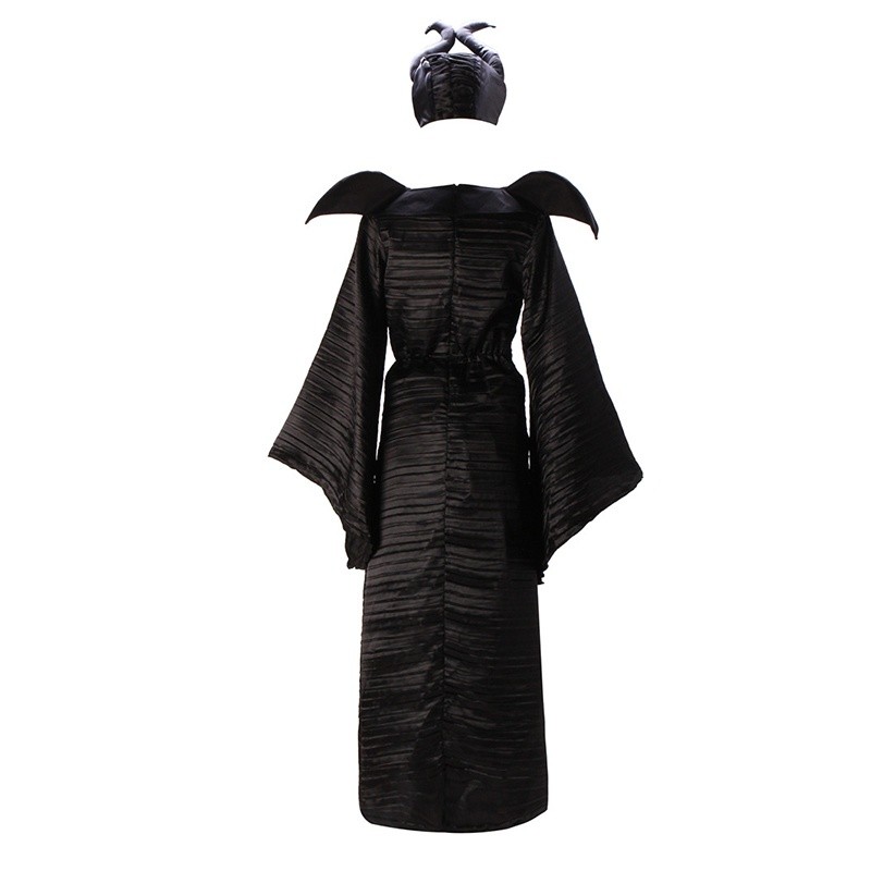 Halloween Costumes Sleeping Curse Mary Feison Black Witch Costume Adult ...