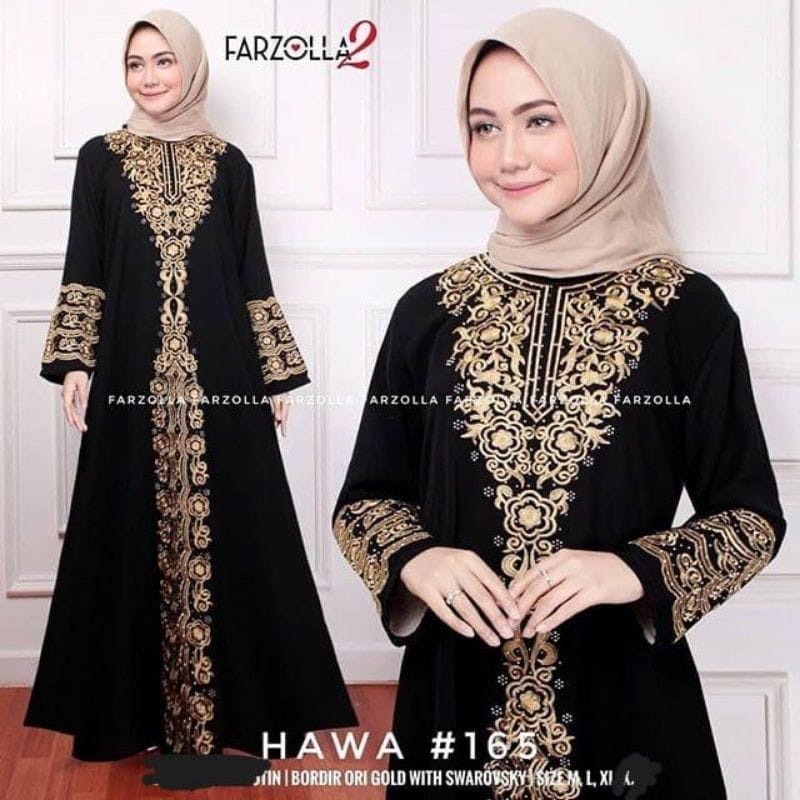 Muslimah Clothing HITAM Abaya Black Robe sonia arabian Turkey dubai ...