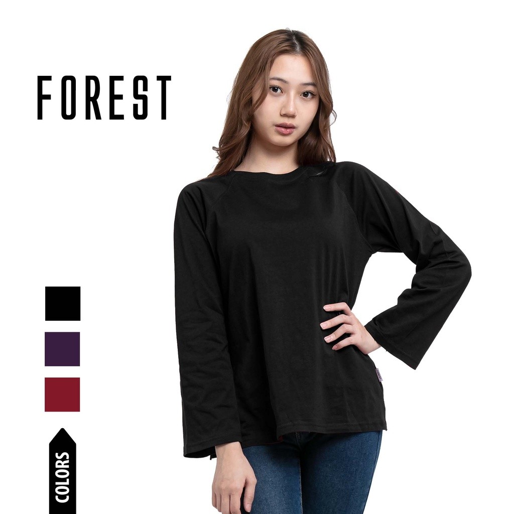 Forest Baju Perempuan | Forest Cotton Bell Sleeve Flare Top - 822113 ...