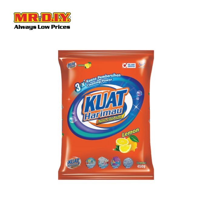 (MR DIY) Kuat Harimau Lemon Powder Detergent 450G | Shopee Malaysia