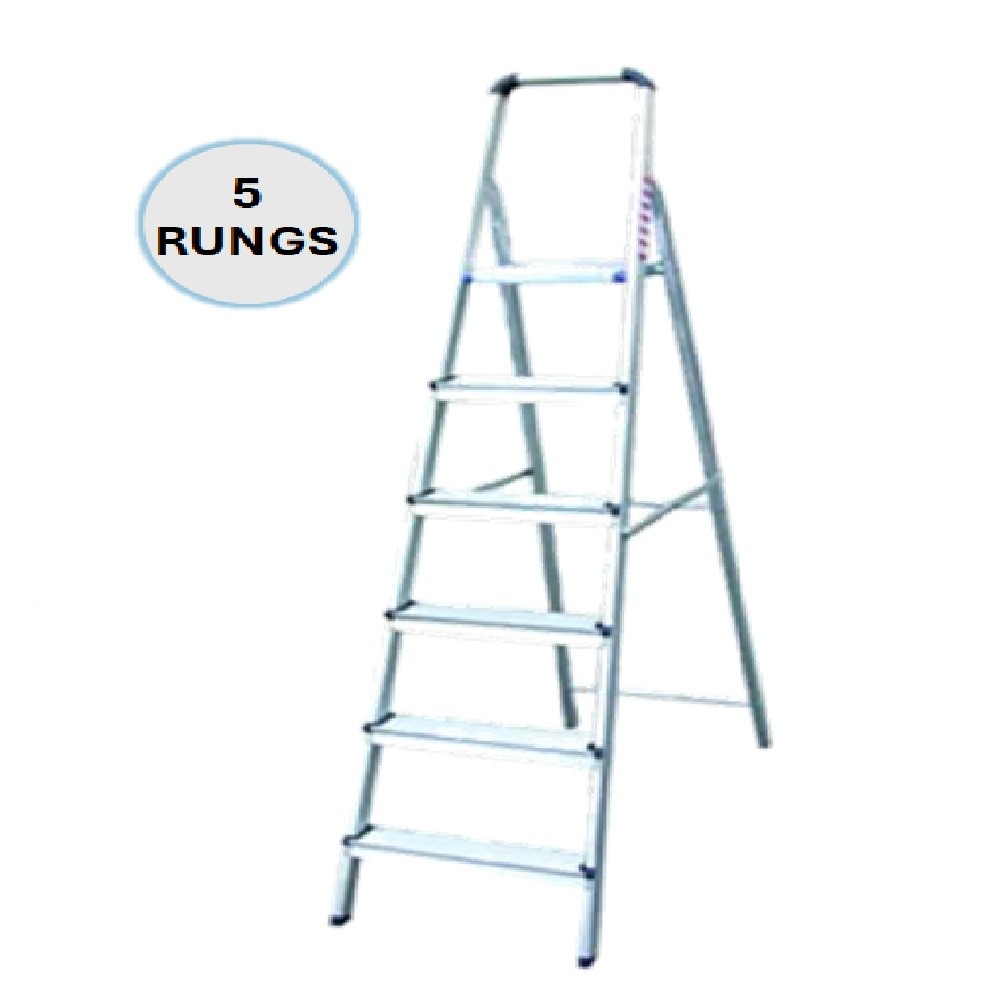 EVERLAST 5" PLATFORM LADDER EZ05 (125kg) (SIRIM) (46.6CMx157.1CMx46CM ...