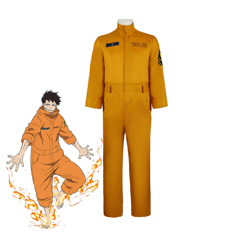 Q-8/Flaming Firefighting Team cos Cosplay Role Play Moriro Sukemura ...