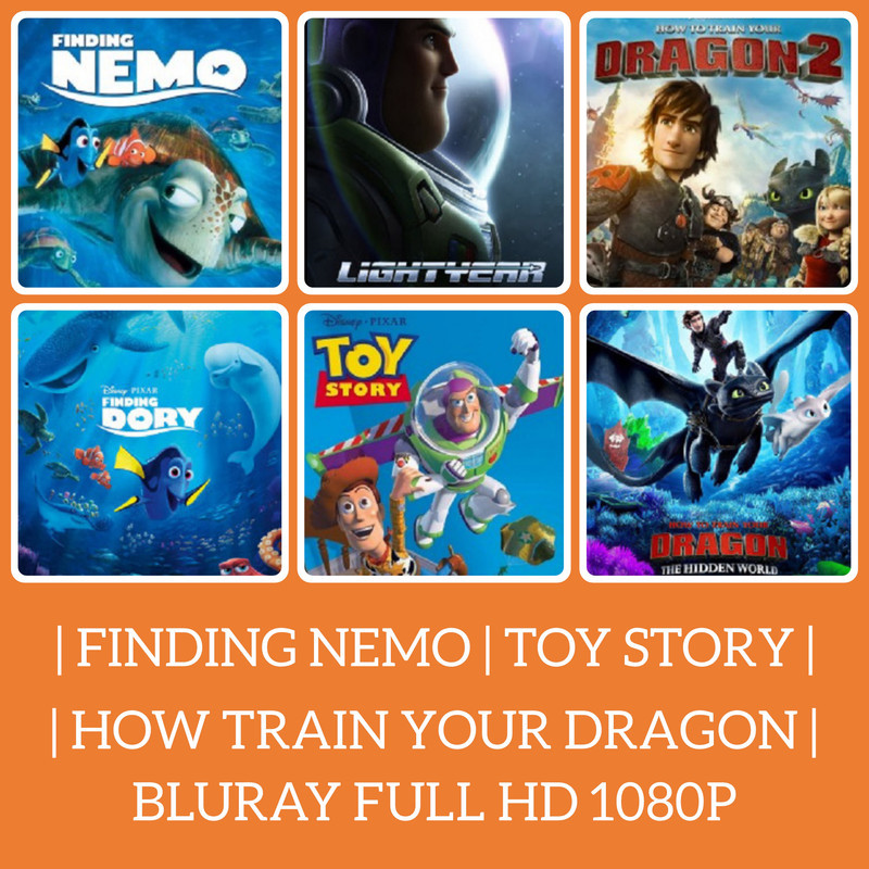 [PENDRIVE USB MOVIE] FINDING NEMO TOYS STORY DRAGON | FULL HD 1080P ...