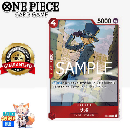 ORIGINAL Cost 4 Sabo EB02-002 Character R One Piece Card Game optcg | Shopee Malaysia