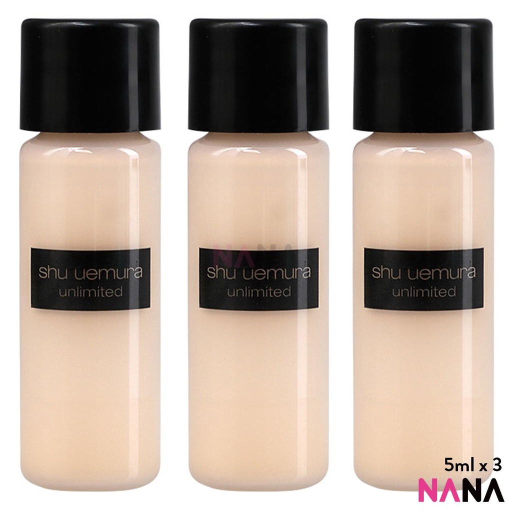 shu uemura Unlimited Breathable Lasting Foundation Natural Semi-Matte SPF24 PA+++ #584 5ml x3 ...