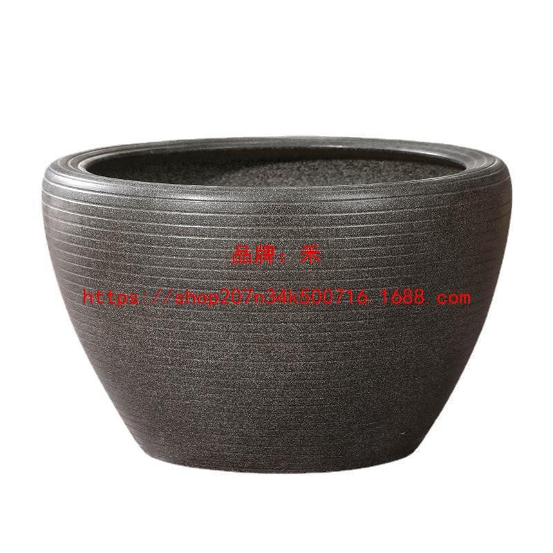 J-H/Big VAT Extra Large Old-Fashioned Sleeping Lotus Pot Outdoor Large ...