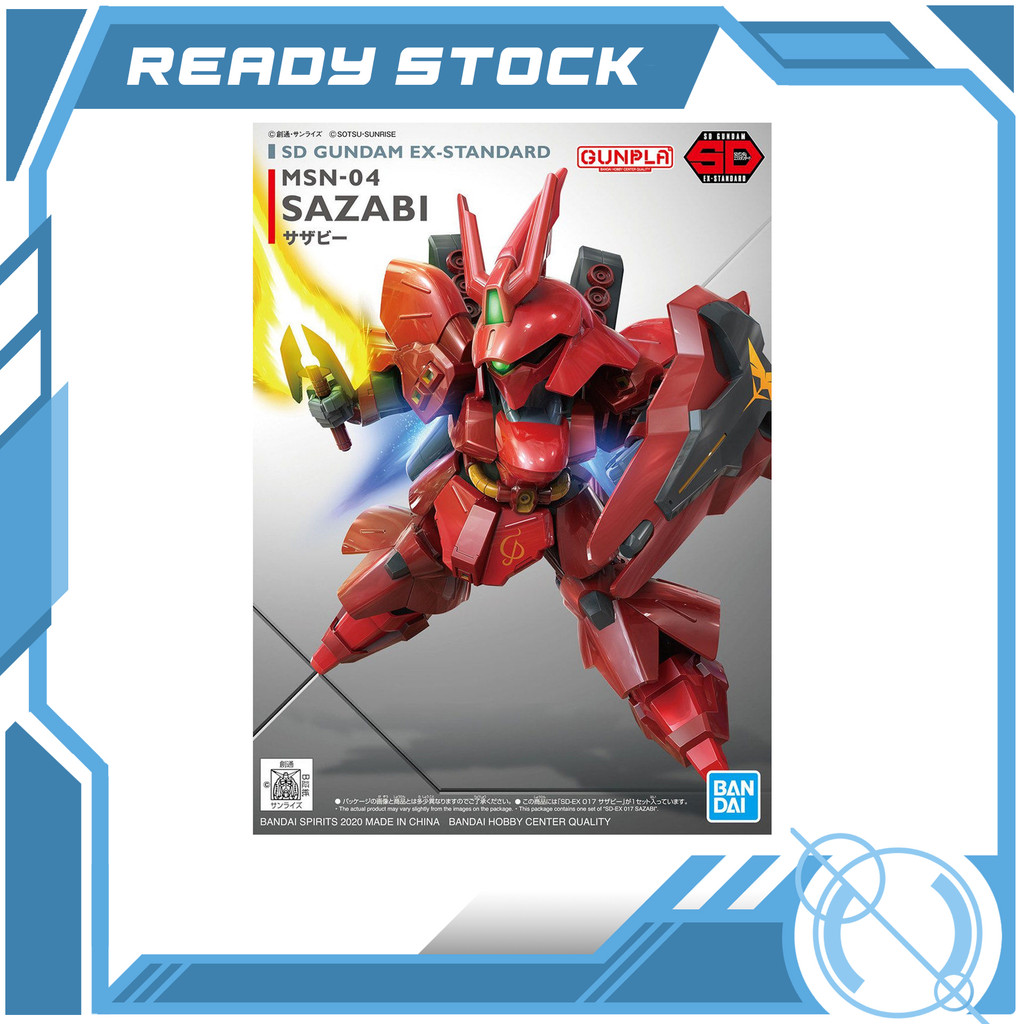 SD Gundam EX-Standard Sazabi Bandai Plastic Model Kit Hobby Goods ...