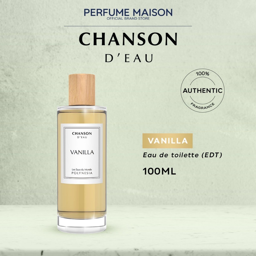 Chanson Vanilla Polynesia Eau De Toilette 100ml - Warm & Comforting ...