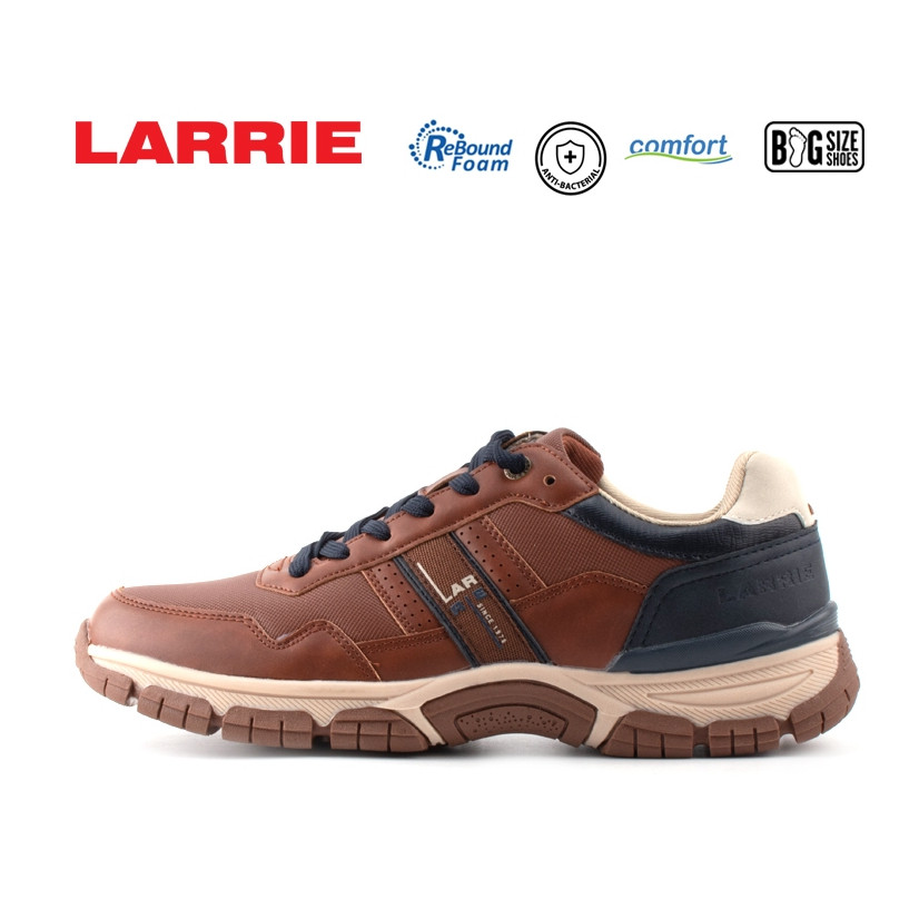 LARRIE Men Dark Brown Comfort Cushioned Sneakers 582309-WA1SV-32P-D ...