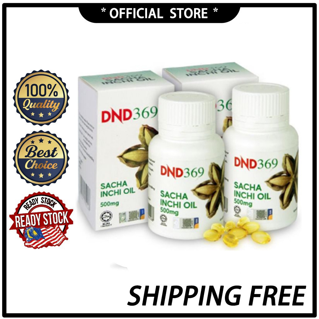 AGENT- DND369 RX369 Sacha Inchi Oil 500mgx60 Softgel Dr. Noordin Darus ...