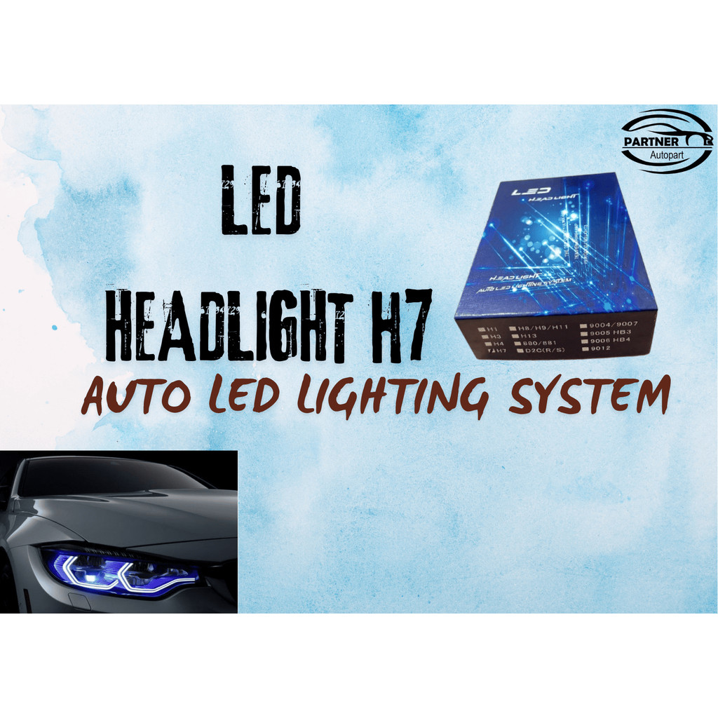 LED HEADLIGHT AUTO LED LIGHTING SYSTEM | Shopee Malaysia