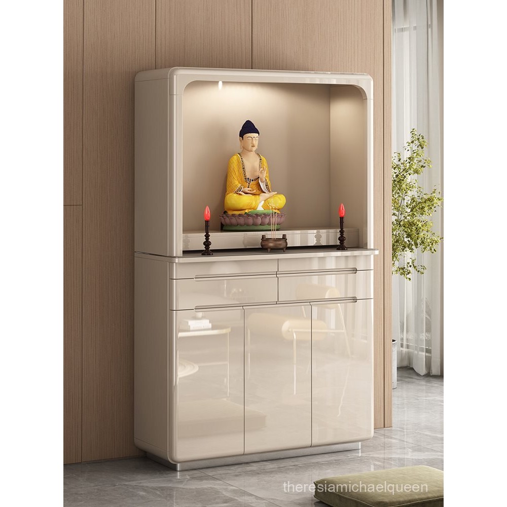 H-Y】Buddhist Altar Table Modern Light Luxury Small Shrine Cabinet Home ...