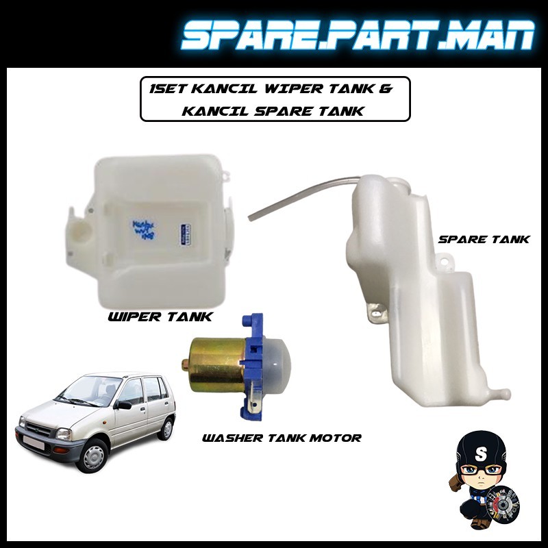 1SET KANCIL WIPER TANK AND WIPER TANK MOTOR AND KANCIL SPARE TANK SPM ...