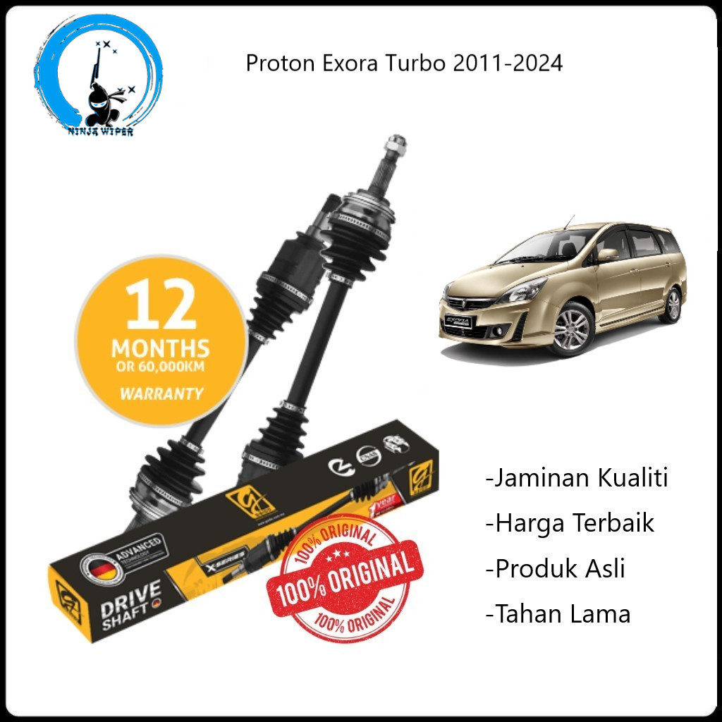 Original Gaido Drive Shaft - Proton Exora Bold CFE / Exora Turbo ( Warranty 1Year or 60,000km ...