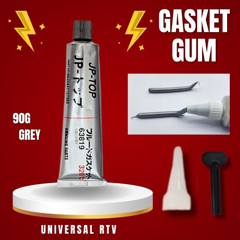 JP-TOP Hi-Temp 320'C RTV Silicone Gasket Gum (GREY) 90G- JPTOP - Ref ...