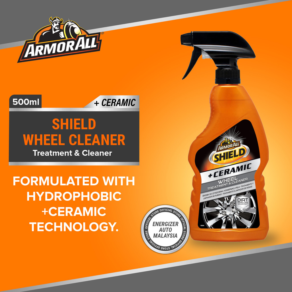 ARMOR ALL Shield + Ceramic Wheel Treatment And Cleaner (500ml) | Shopee ...