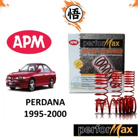APM PERFORMAX PROTON PERDANA V6 LOWERED COIL SPORT SPRING MALAYSIA ...
