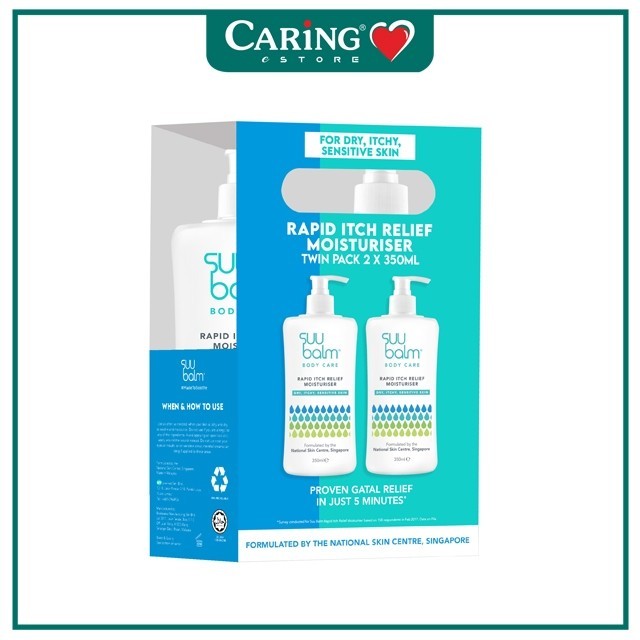 SUU BALM RAPID ITCH RELIEF BODY MOISTURISER 350ML 2S | Shopee Malaysia
