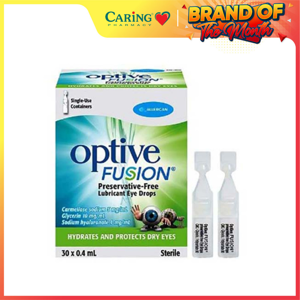 CARING OPTIVE FUSION UD EYE DROP (30S) | Shopee Malaysia
