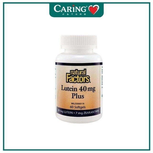 NATURAL FACTORS LUTEIN PLUS 40MG (60S) | Shopee Malaysia
