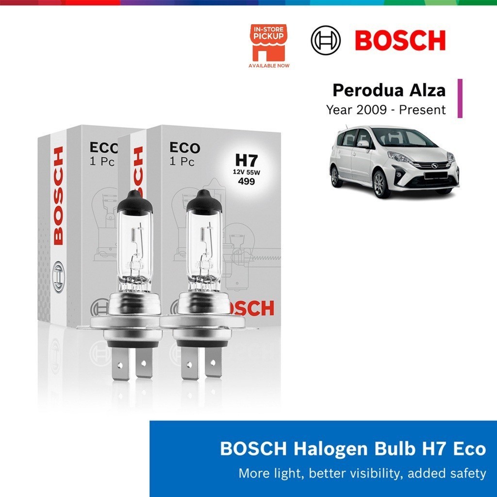Bosch Halogen Headlight Bulb for Perodua Alza (55W) H7 | Shopee Malaysia