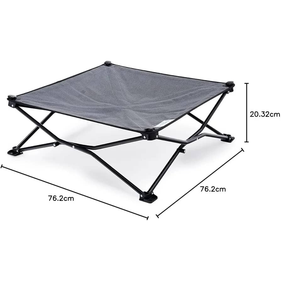 Elevated Dog Bed, Portable Raised Pet Cot for Outdoor and Indoor ...