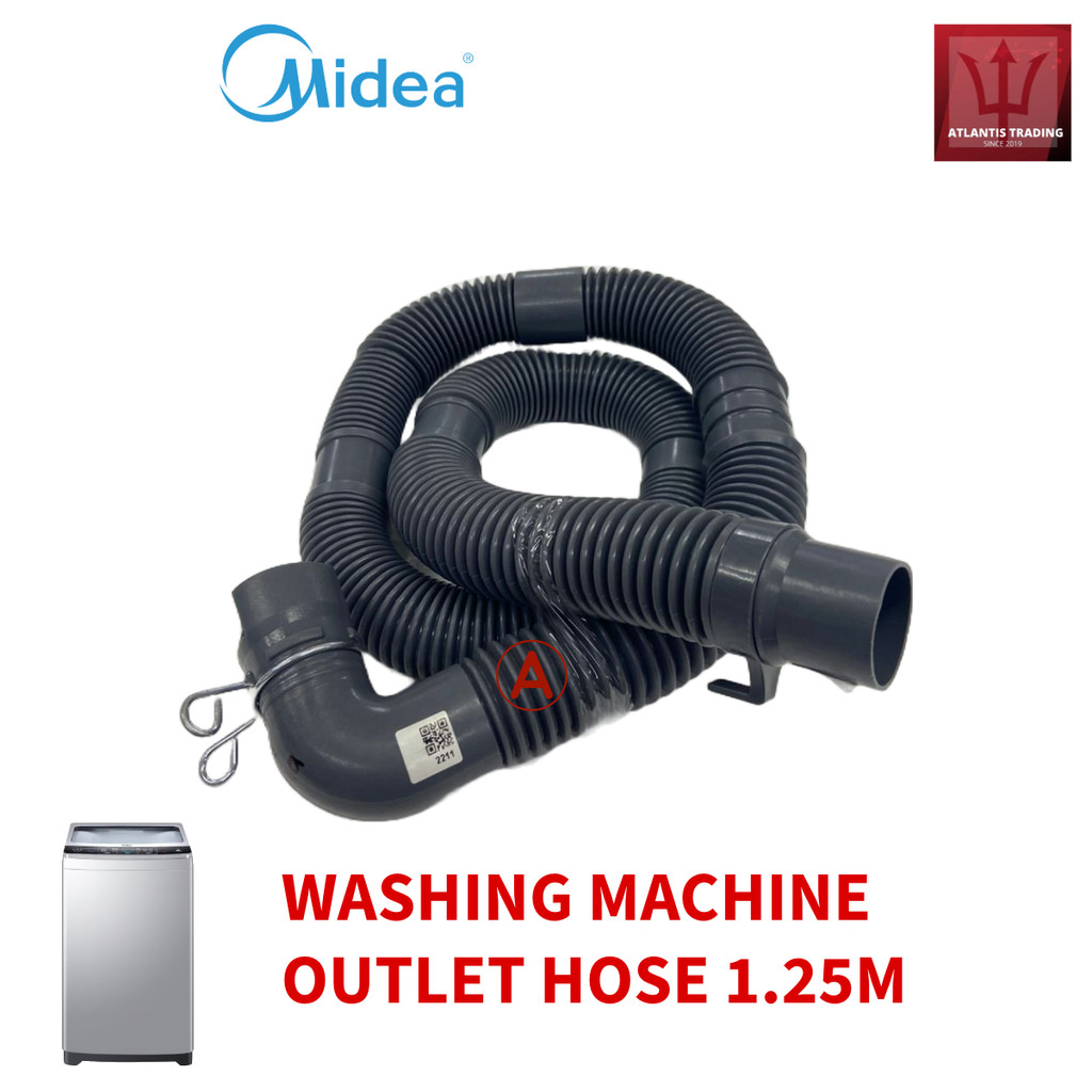 Washing Machine Drain Hose Outlet Hose Spare Part For Midea | Shopee ...