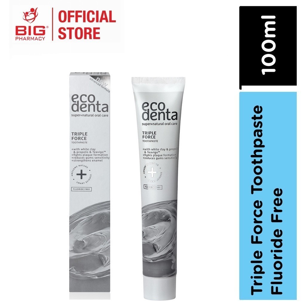 Ecodenta Toothpaste Triple Force 100ml | Shopee Malaysia