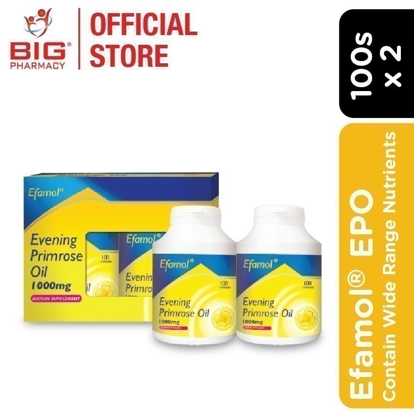 Bio-life Efamol Epo 1000mg 2X100s | Shopee Malaysia