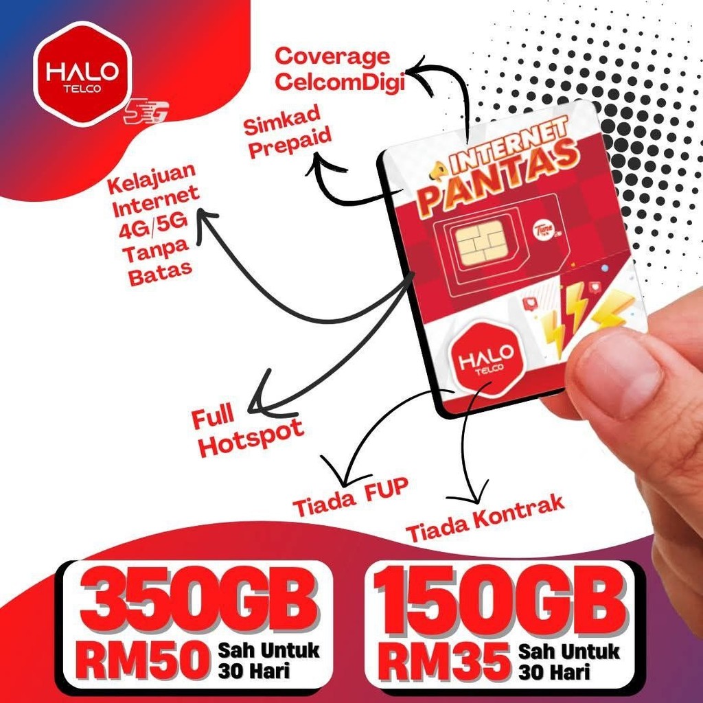 Simkad Tune Talk Halo Telco Epik sim & esim | Unlimited Call High Speed ...