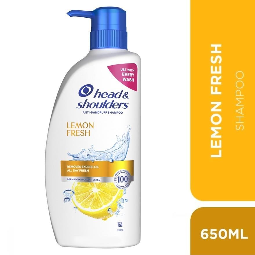 HEAD&SHOULDERS Lemon Fresh Shampoo 650ml | Shopee Malaysia