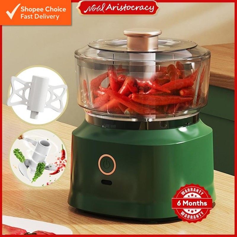 350ML Electric Mini Food Chopper Blender | Portable Type-C Rechargeable ...