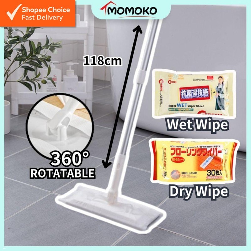 [Package] Disposable Wet & Dry Mop Wipes - Magic Floor Cleaning Tissue ...