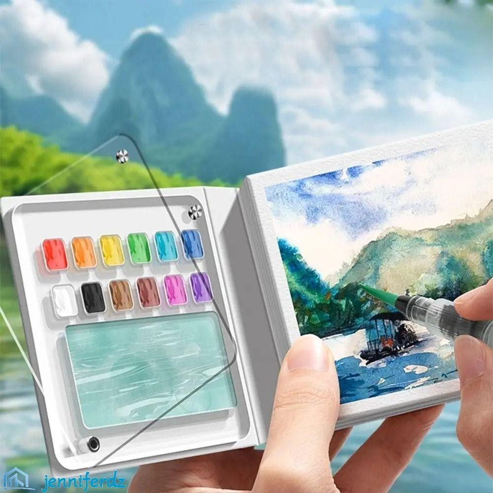 Watercolor Paint Palette Set,Art Painting Supplie with Tearable Book ...
