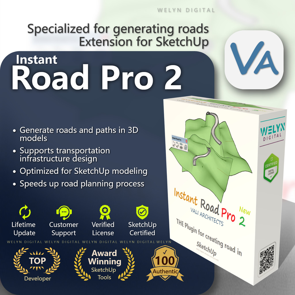 SketchUp | Plugins | Tutorial 2026 Instant Road PRO 2 New Version ...