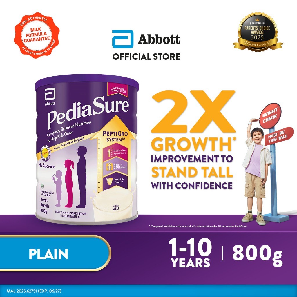 [East Malaysia] Pediasure Child Nutrition Supplement for Growth - Plain ...