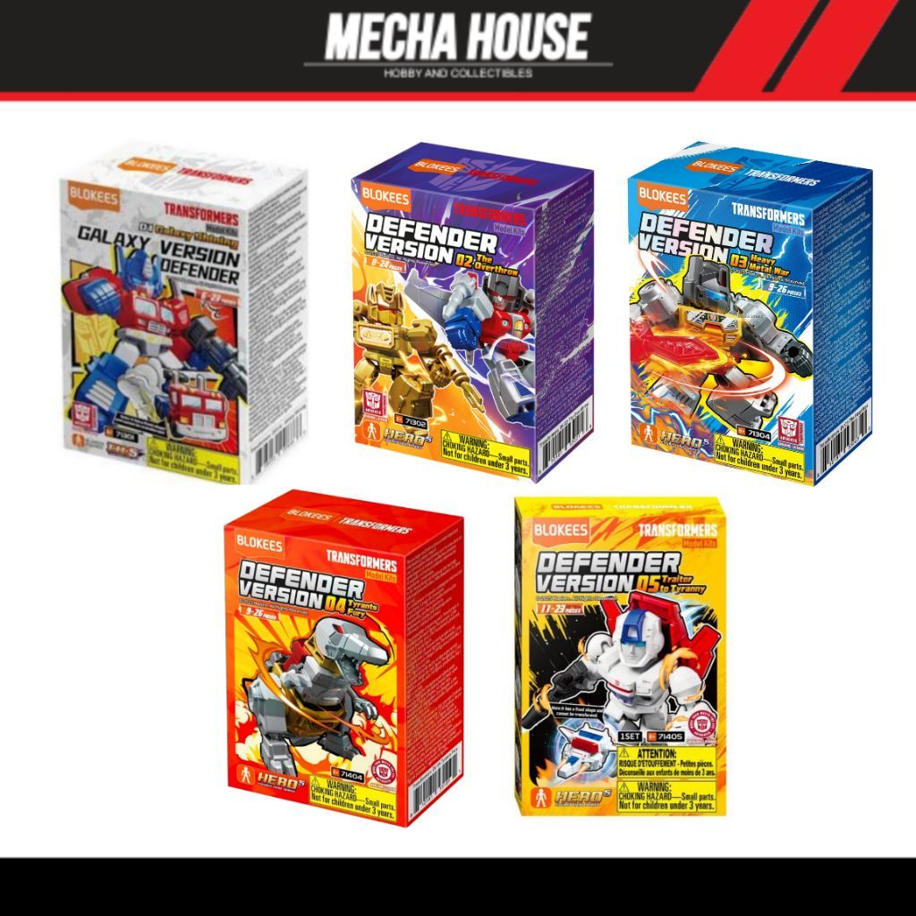[Ready Stock] Blokees Transformers Defender Version01, 02, 03, 04, 05 ...