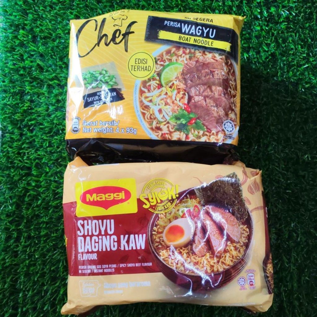🐮Mamee Chef WAGYU /BOAT NOODLE/Laksa Sarawak /Mi Goreng Perisa Rendang ...