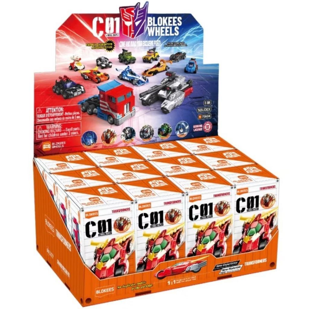 Blokees Wheels Transformers C01 Version 01 Roll Out Action Figure ...