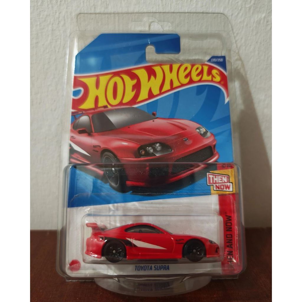 Hot Wheels Toyota Supra MK4 Red Japan Card 1/64 (with Protecter ...