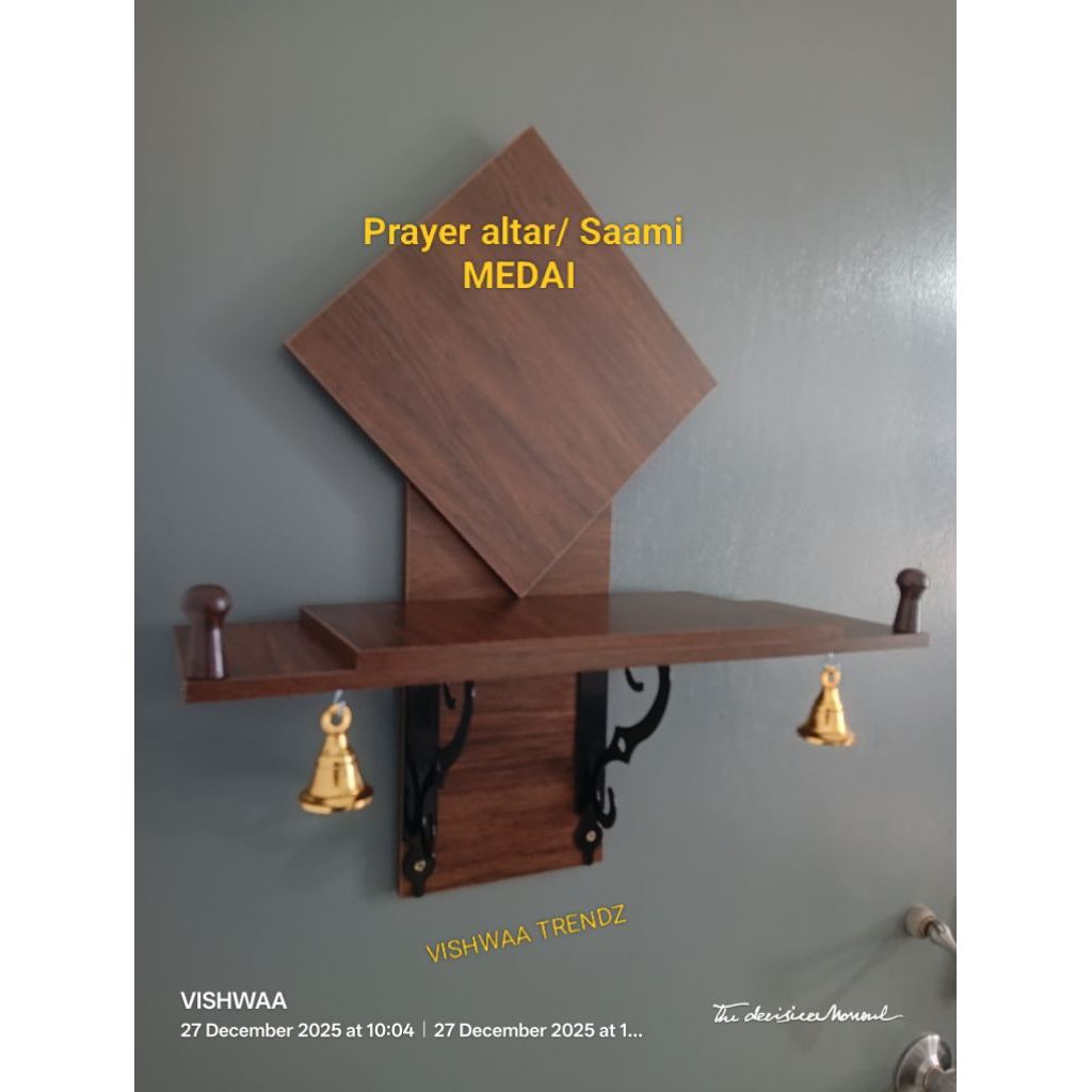prayer altar / saami MEDAI new design with brass bells. sizeSize H49cm ...