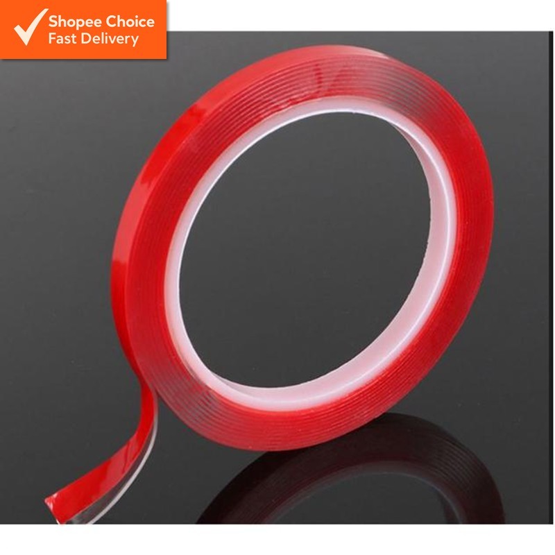 Arcylic Clear Double Sided Tape (10mm x 3m) /Multifunctional Strongly ...