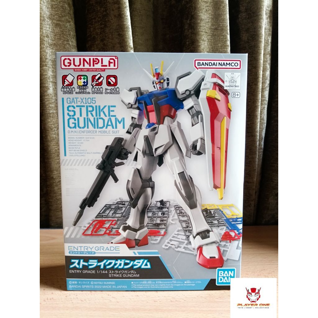 (READY STOCK)Entry Grade Gat-x105 strike gundam | Shopee Malaysia