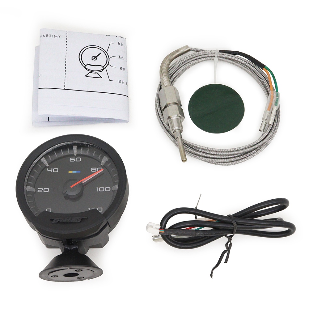 GReddi Sirius Meter Series Trust 74mm White LED Auto Gauge Volt Water ...